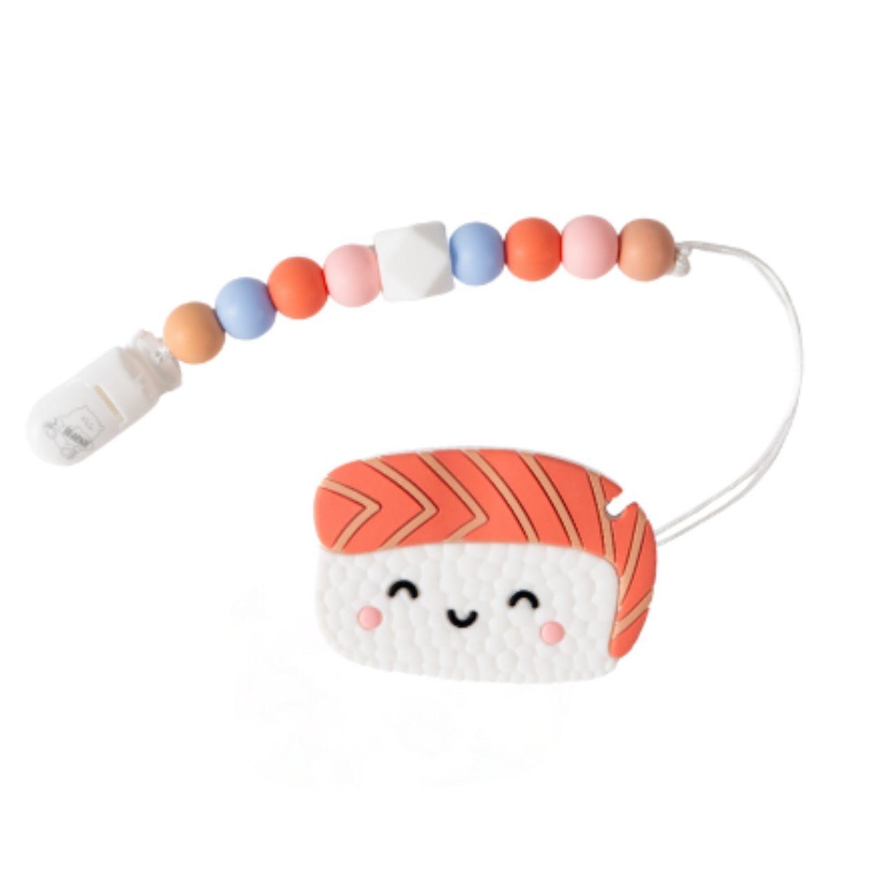 Modern Baby Teether Clip Set - Kawaii Sushi | Little Bearnie
