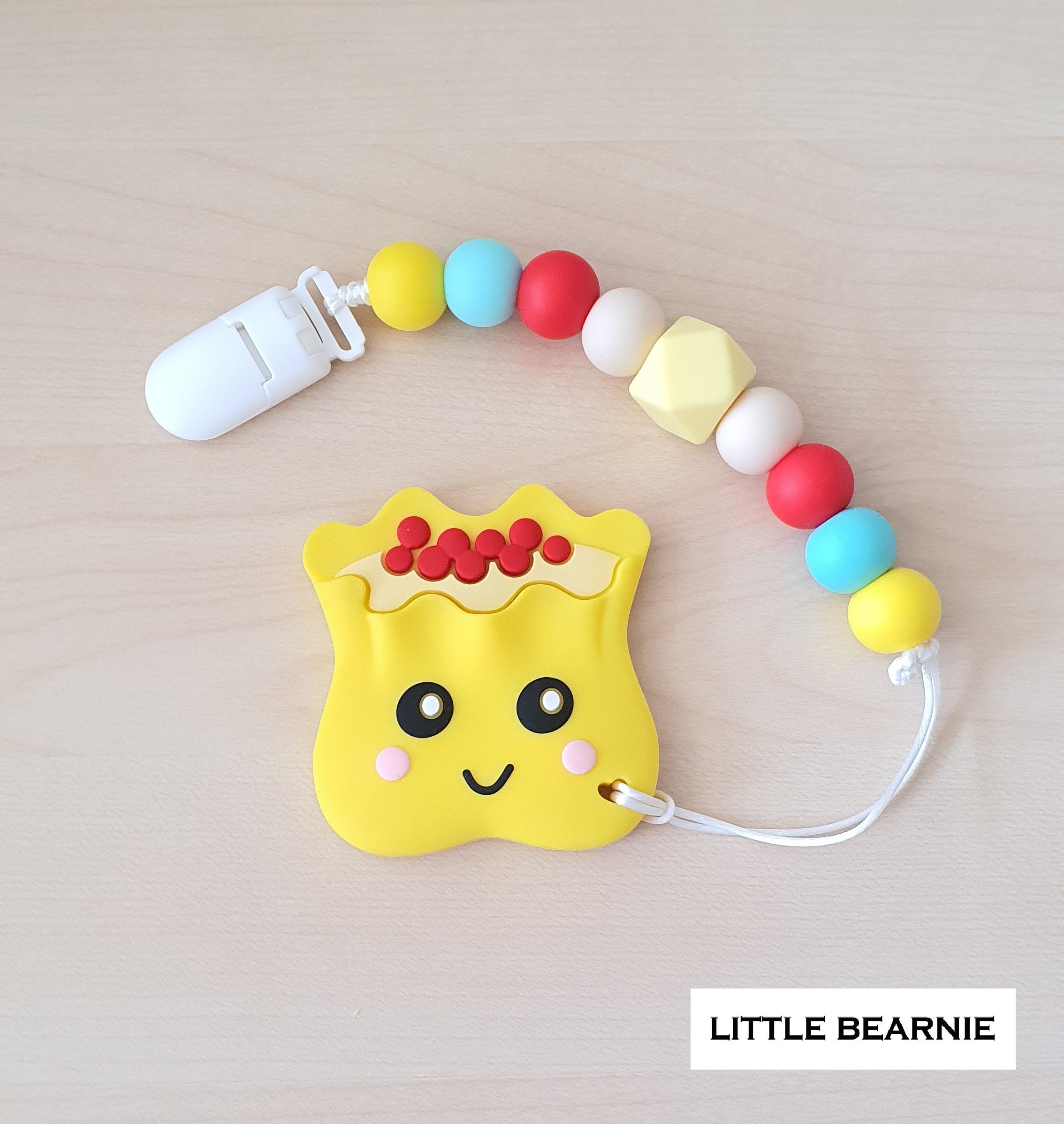 Modern Baby Teether Clip Set - Siewmai (B) | Little Bearnie